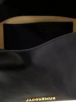 Jacquemus Rond Carré Leather Clutch Bag