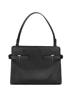 LE TANNEUR Emie Leather Shoulder Bag - Black
