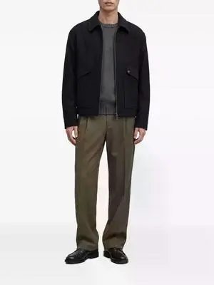 Tagliatore Adams Zip-up Patch-pocket Jacket