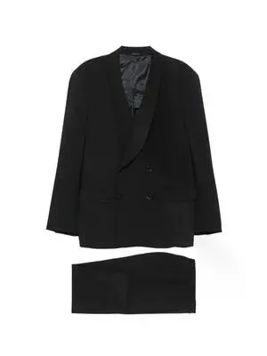 Giorgio Armani Double-breasted Buttoned Suit - Blue