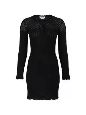 Alexander McQueen Pointelle-knit Mini Dress