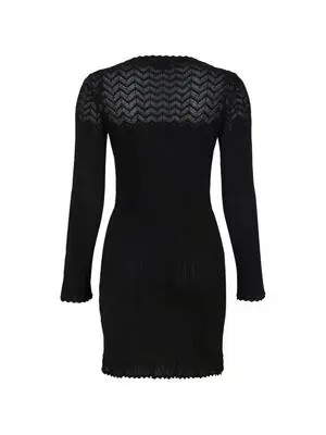 Alexander McQueen Pointelle-knit Mini Dress