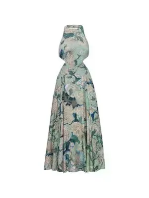 Givenchy Floral-print Halter-neck Dress