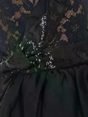 SELF-PORTRAIT Lace Bubble-hem Mini Dress