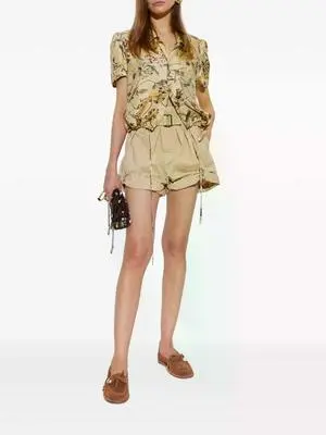 Kenzo Floral-motif Silk Shirt