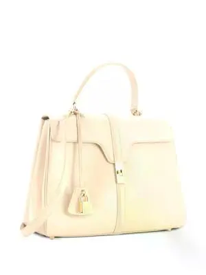 Celine Smooth Calfskin Medium Satchel - Neutrals