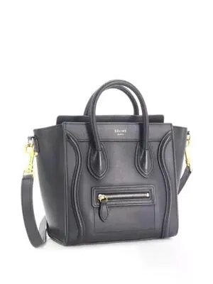 Celine Luggage Bag Smooth Leather Nano Crossbody Bag