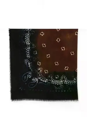 Destin Paisley-print Scarf - Blue
