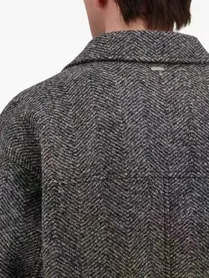 Herno Virgin-wool Herringbone Coat