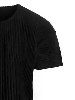 Issey Miyake Pleated T-shirt - Black