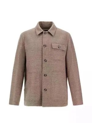 Herno Virgin-wool Twill Shirt Jacket