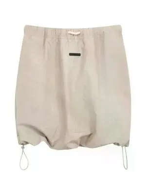 Fear Of God Drawstring-hem Micro Skirt - Neutrals