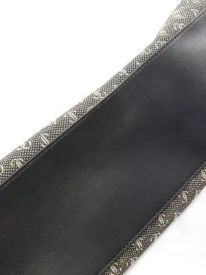 JIMMY CHOO 2010s Webb Jc Logo Jacquard Tote Bag