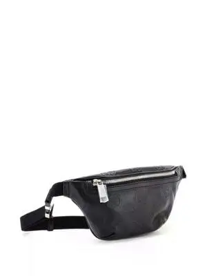 Gucci Gg Embossed Perforated Leather Small Belt Bag