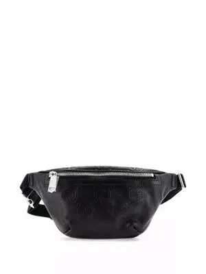 Gucci Gg Embossed Perforated Leather Small Belt Bag