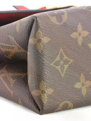 LOUIS VUITTON Locky Handbag Monogram Canvas With Leather Bb Satchel
