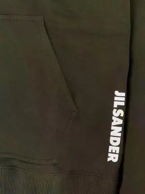 JIL SANDER Logo-print Zip-up Hoodie