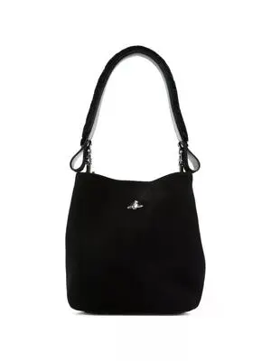 VIVIENNE WESTWOOD Orb-plaque Leather Bucket Bag