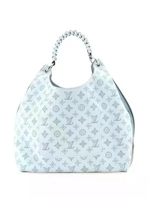 LOUIS VUITTON Carmel Mahina Leather Hobo Bag