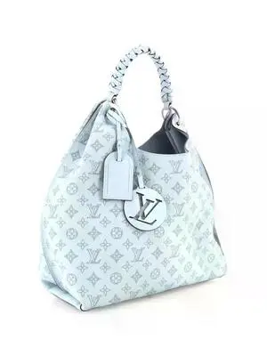 LOUIS VUITTON Carmel Mahina Leather Hobo Bag