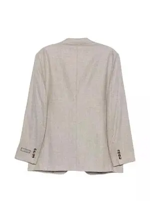 Canali Single-breasted Wool-blend Blazer