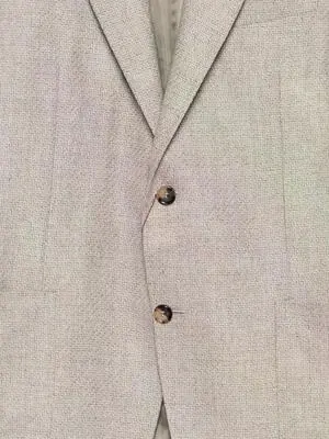 Canali Single-breasted Wool-blend Blazer