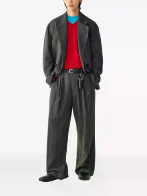 STUDIO TOMBOY Herringbone Double-breasted Blazer