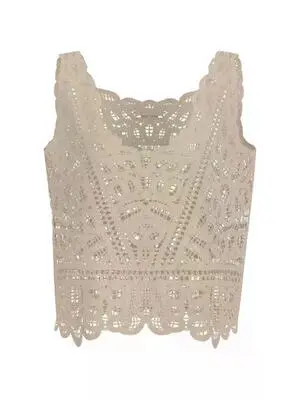 Guess Macramé Top - Neutrals