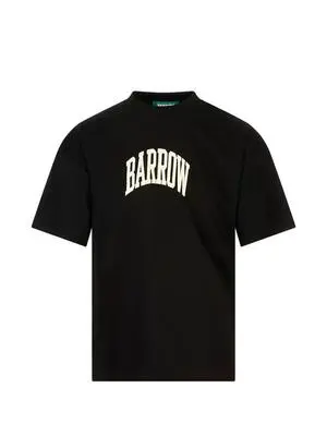 BARROW Logo-print Star-motif T-shirt