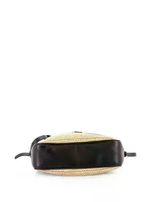Saint Laurent Lou Camera Bag Woven Raffia Small Crossbody Bag