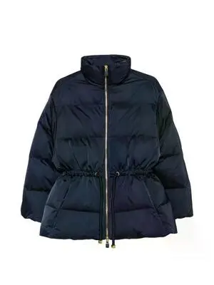 Elisabetta Franchi Quilted Drawstring Coat