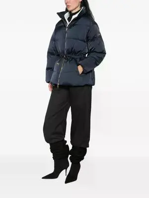 Elisabetta Franchi Quilted Drawstring Coat