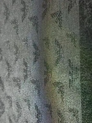 Emporio Armani Jacquard Frayed Scarf