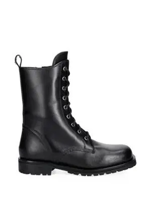 Patrizia Pepe Lace-up Leather Boots