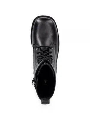 Patrizia Pepe Lace-up Leather Boots