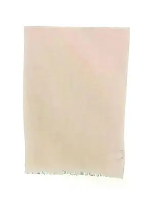Fabiana Filippi Check Frayed-edge Scarf - Neutrals