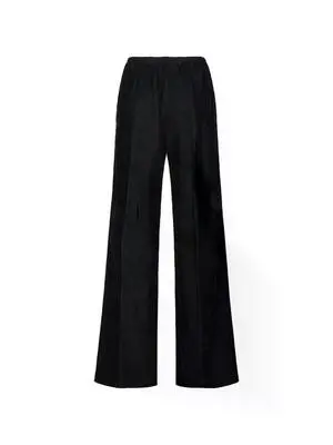 FORTE_FORTE Plissé-effect Wide-leg Trousers