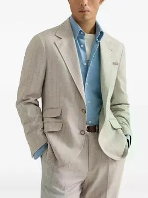 Brunello Cucinelli Cavallo Striped Blazer