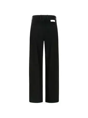 Givenchy Cotton Couture Seam Trousers With Gros-grain Detail