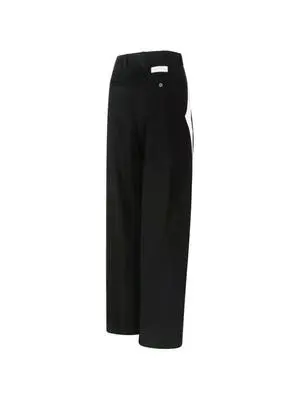 Givenchy Cotton Couture Seam Trousers With Gros-grain Detail