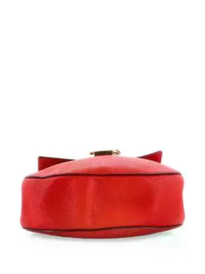 Chloé Drew Leather Small Cross Body Bag - Red