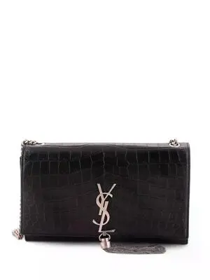 Saint Laurent Croc Effect Cross Body Bags