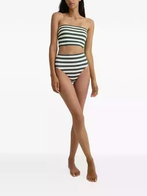 Bondi Born Poppy Striped Bikini Bottoms