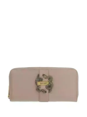 Just Cavalli Snake-plaque Zip-around Wallet - Neutrals
