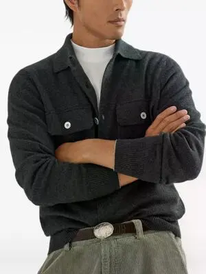 Brunello Cucinelli Chest-pockets Shirt-style Cardigan