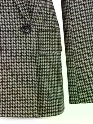 Max Mara Houndstooth-pattern Double-breasted Blazer