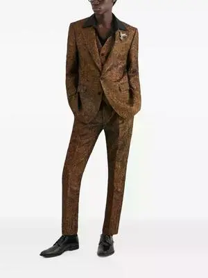 Dolce & Gabbana Sicilia Light Single-breasted Brocade Jacket