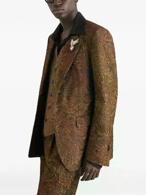 Dolce & Gabbana Sicilia Light Single-breasted Brocade Jacket