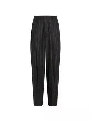 Dolce & Gabbana Pinstripe Flannel Trousers - Grey
