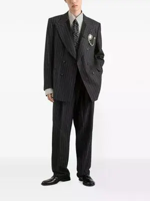 Dolce & Gabbana Pinstripe Flannel Trousers